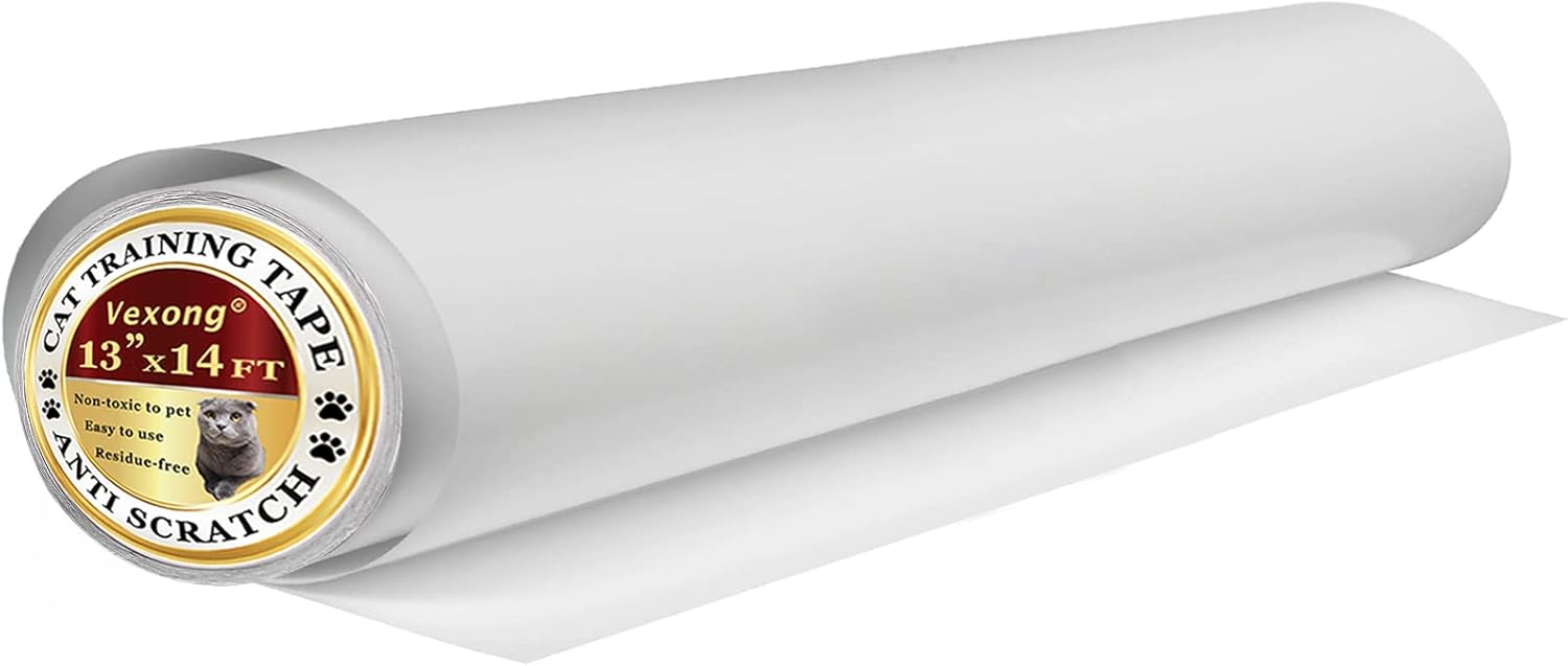Vexong Anti Cat Scratch Deterrent Tape 13" x 14FT Furniture Protectors ...