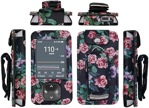 Amazon.com: Designed Fitted Leather Case with Clip & Screen Protector ...