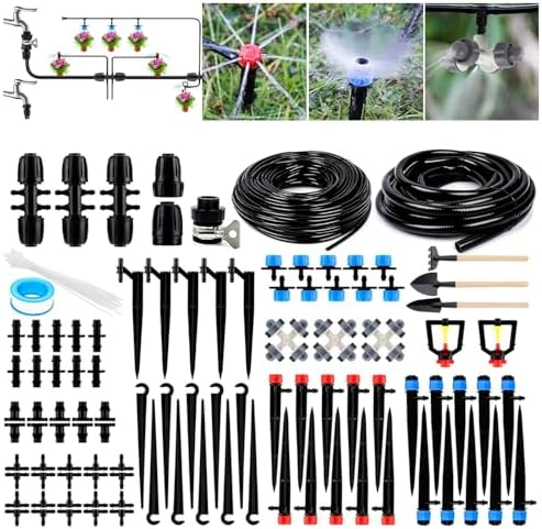 MIXC 226FT Greenhouse Micro Drip Irrigation Kit Automatic Irrigation ...