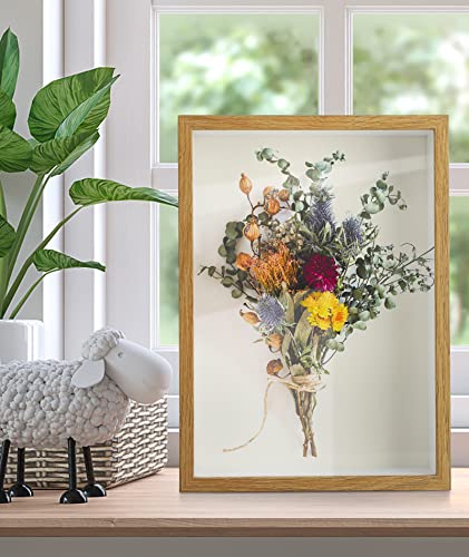 3D Shadow Box 8.8×12.4 Picture Frame Wooden Deep Box Square Photo ...