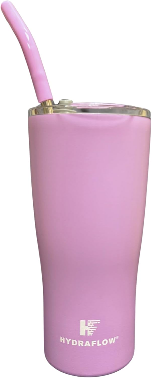Amazon.com | HYDRAFLOW Capri - 20oz Tumbler with Straw - Triple Wall ...