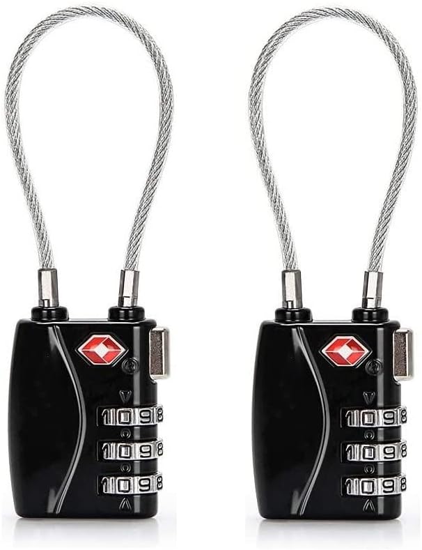 CNB TSA Approved Travel Luggage Locks with Skull Style - Digit ...