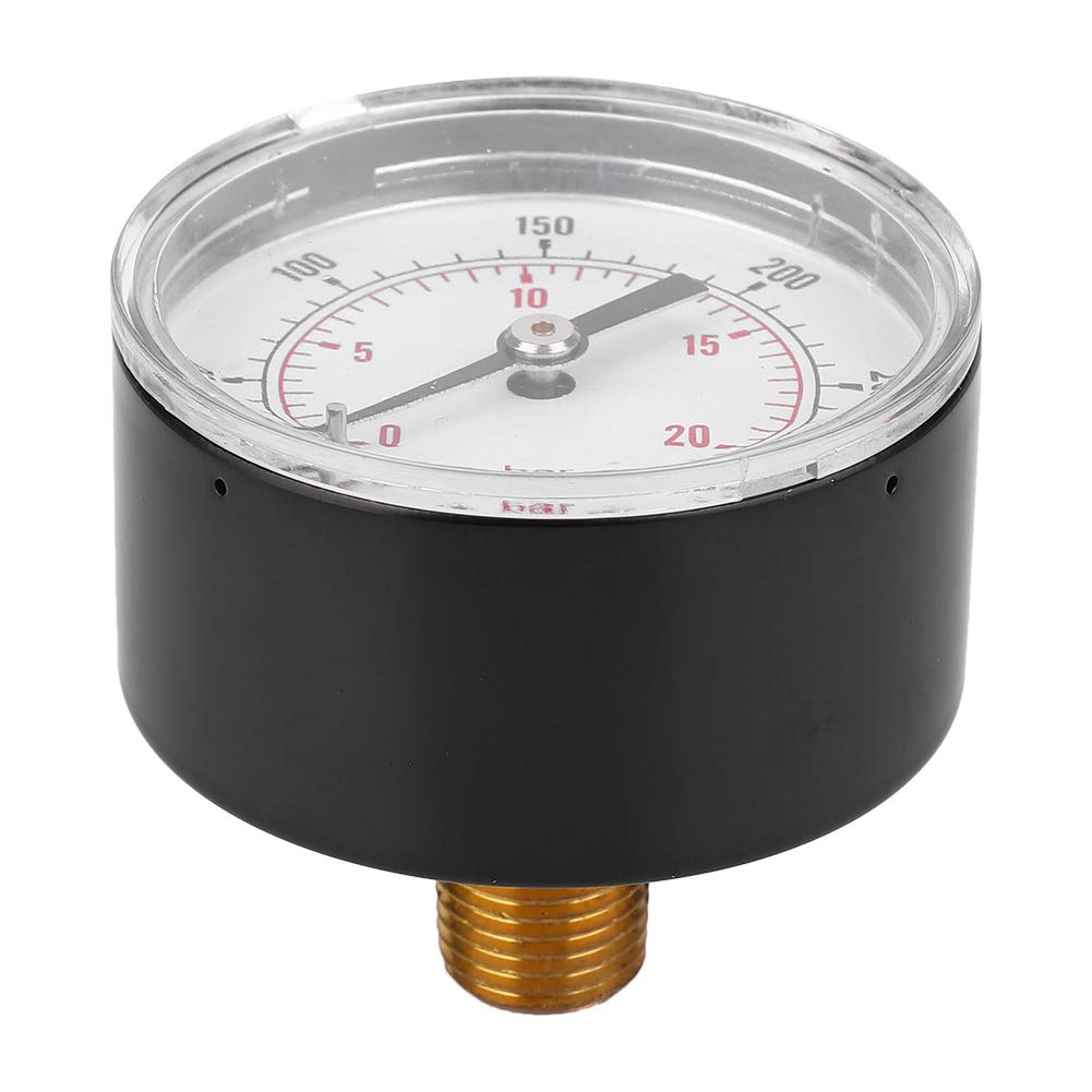 Amazon.com: Pressure Gauge Rear Connector, Pressure Gauge 1/4 BSPT Air ...
