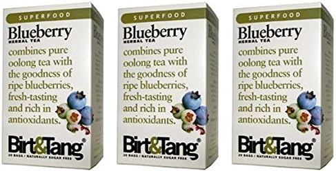 Amazon.com: (3 Pack) - Birt & Tang - Blueberry Tea | 50 Bag | 3 Pack ...