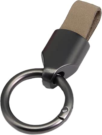 Amazon.com: Generic Leather Car Keychain Universal Car Key Fob Small ...