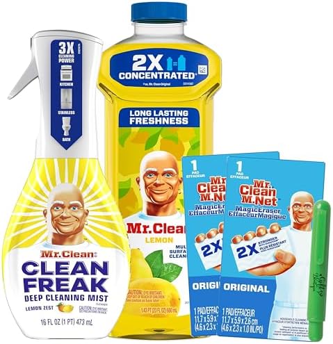 Amazon.com: Mr. Clean All Purpose Cleaner, Clean Freak Mist for ...
