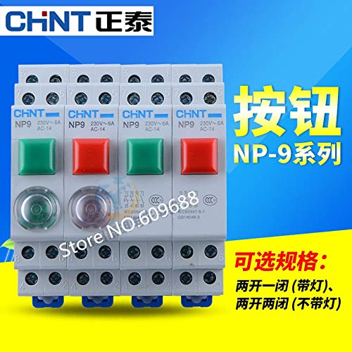 Buy CHINT Momentary NP9 Push button Pushbutton Switch with LED 230v ...