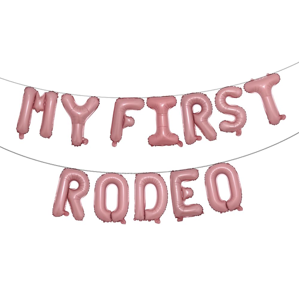 Amazon.com: My First Rodeo Party Decoration My First Rodeo Birthday ...