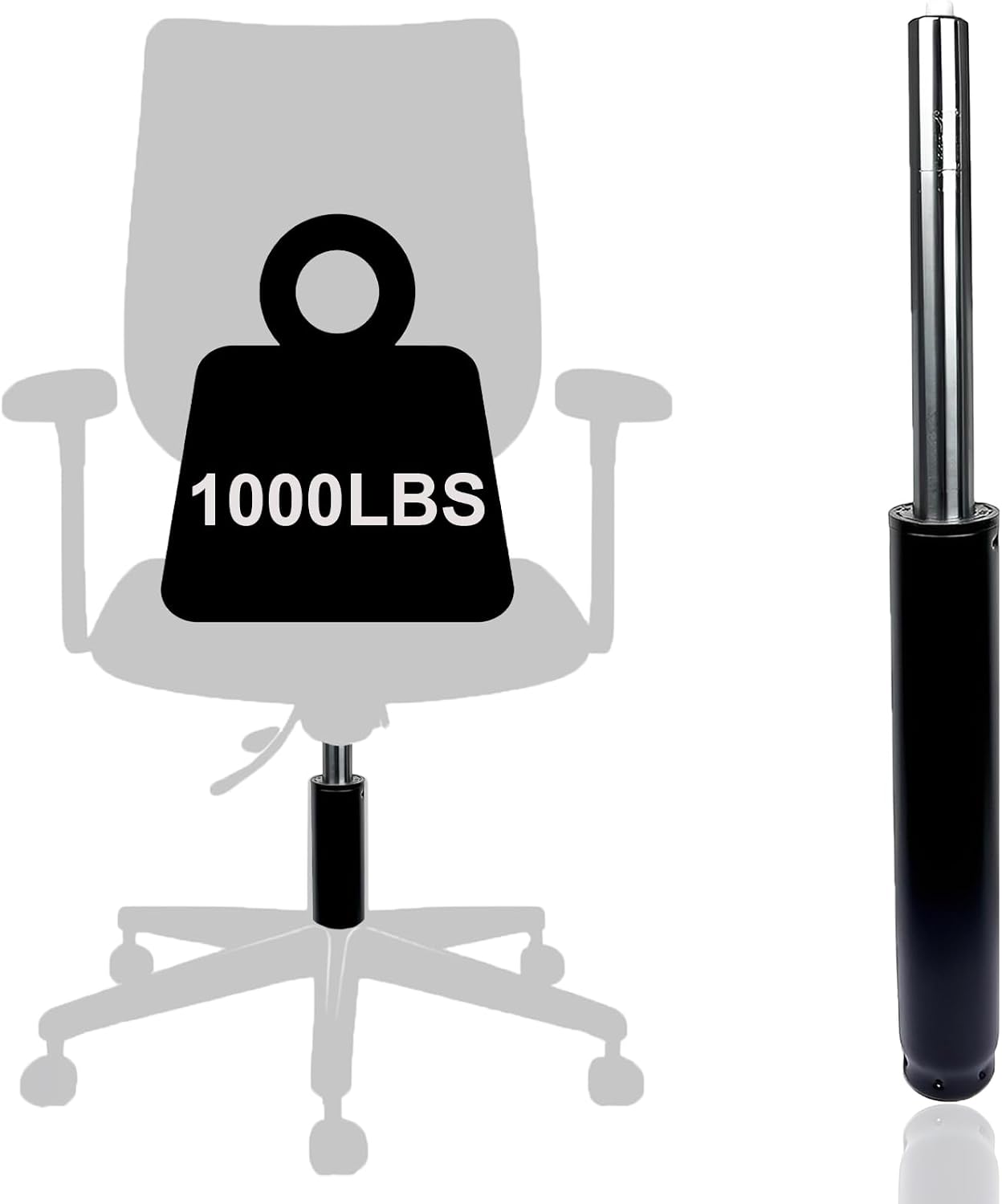 Office Chair Gas Cylinder, Class 4 Heavy-Duty 1000lbs Chair Gas Lift ...