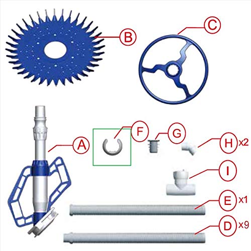 VINGLI 2-Pack Universal Pool Cleaner Hose Weight Replace Part F Home ...