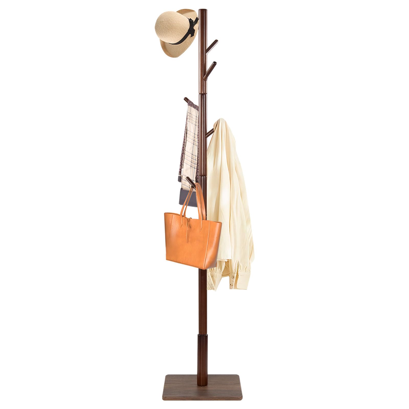 Amazon.com: YheenLf Coat Rack Freestanding with Stable Square Base for ...