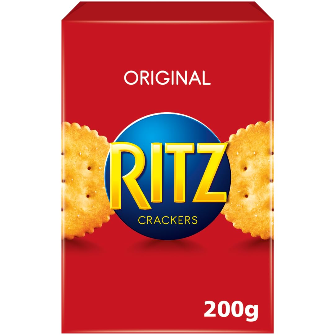 RITZ Cracker 1 x 200g I Salzgebäck Einzelpackung I Knabbergebäck I Fein ...