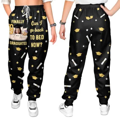 Amazon.com: Finally Graduated Can I Go Back to Bed Now, Personalized ...