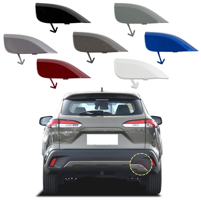 Amazon.com: Rear Bumper Tow Hook Cover Compatible with Toyota Corolla ...