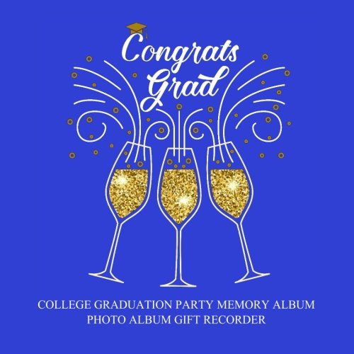 Congrats Grad College Graduation Memory Album Photo Album Gift Recorder ...