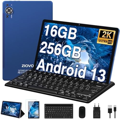 ZIOVO Tablet 11 Inch Android 13 Tablet PC,16GB RAM+256GB ROM,Octa-Core ...