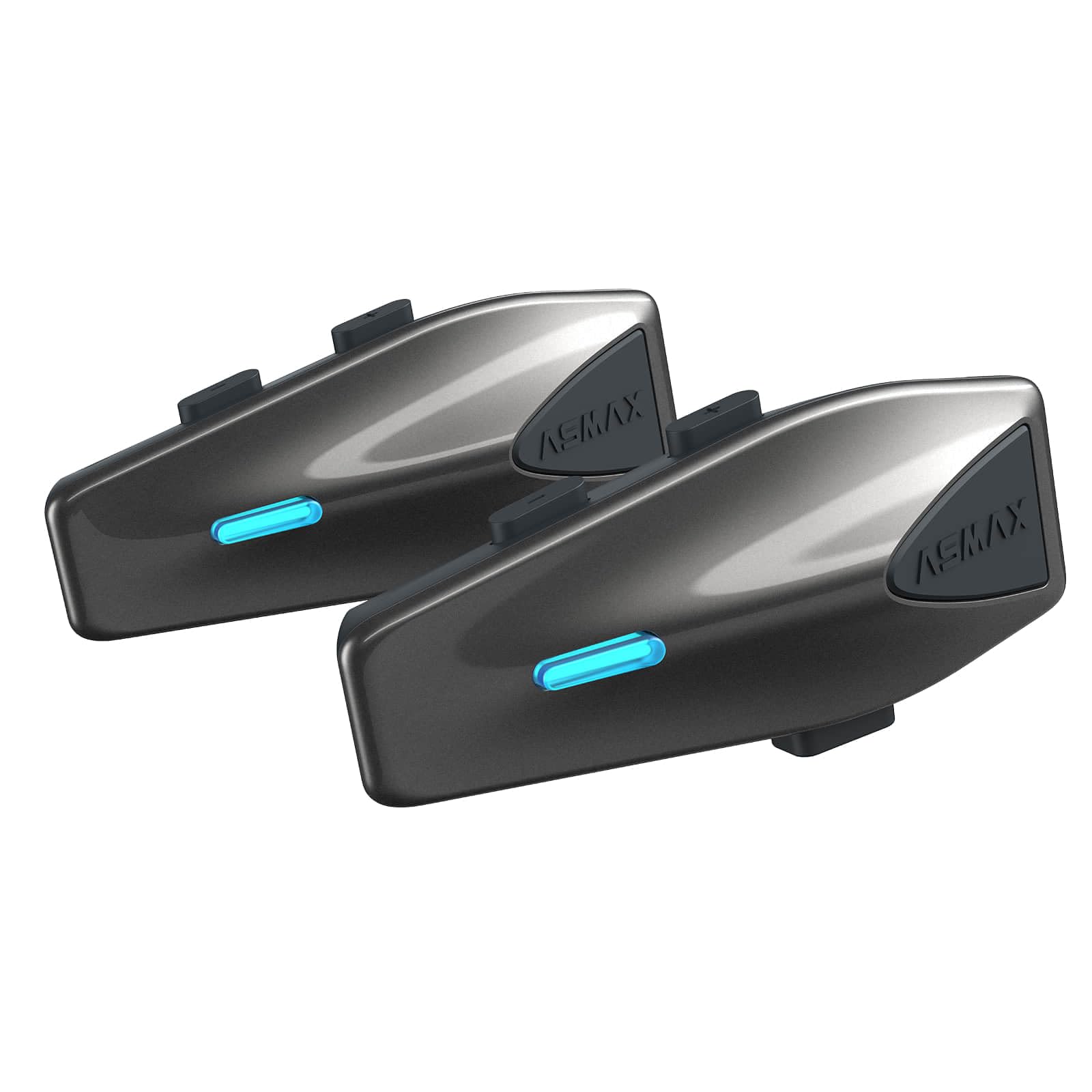 Amazon.com: ASMAX S1 Motorcycle Bluetooth Headset, 8 Riders Mesh Helmet ...