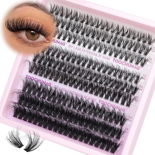 Amazon.com: Fluffy Lash Clusters 30+40+50D Cluster Eyelash Extensions ...