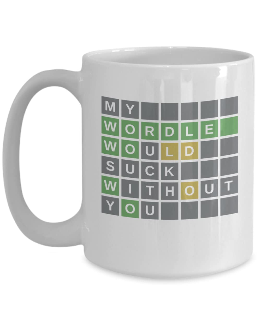 Amazon.com: Wordle Coffee Mug for Wordle Fans and Coffee Lovers : Home ...
