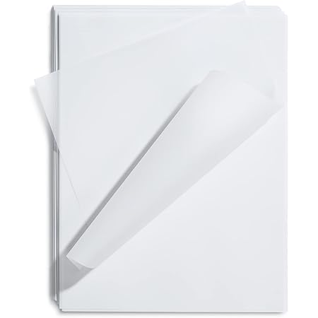 Amazon.com : Vellum Paper, Cridoz 50 Sheets Vellum Transparent Paper 8. ...