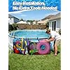 Amazon.com: 2 Pack Pool Float Storage Bag - Large and Small Mesh ...