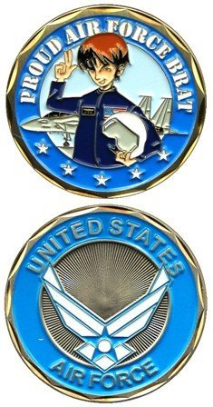 United States Military US Armed Forces Air Force "Proud Brat" - Good ...