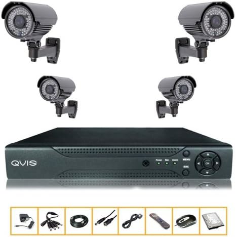 4c CCTV Camera Full System Kit - 8Channel DVR QVIS + 700 TVL SONY 1/3 ...