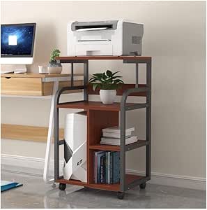 Amazon.co.jp: Printer Stand Desktop Storage Floor Printer Stand with ...
