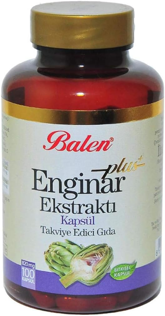 BALEN ENGİNAR PLUS KAPSÜL 820MG * 100 1 Paket(1 x 1000 g) : Amazon.com ...