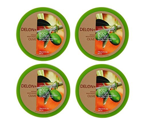Amazon.com: DELON Intense Moisturizing Body Butter, 6.9 Oz (4-Pack ...