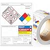 Amazon.com: SDS Label Stickers 4 x 3 Inches, Roll of 250 MSDS OSHA Data ...