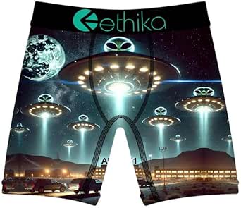Amazon.com: Ethika Toddlers Staple Boxer Brief | Alien UFO : Clothing ...