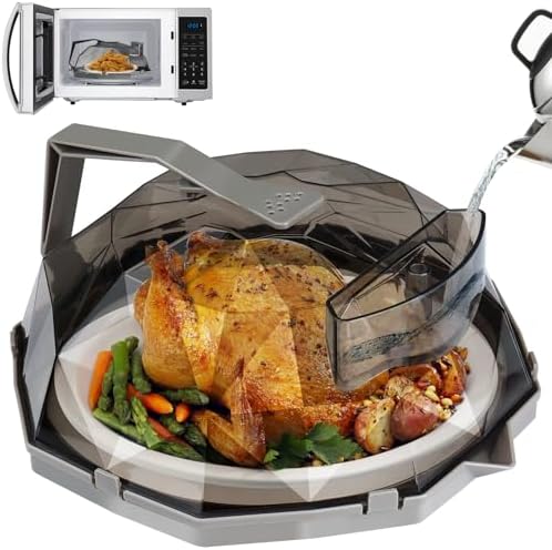 Amazon.com: Gracenal Microwave Cover for Food, Clear Microwave Splatter ...