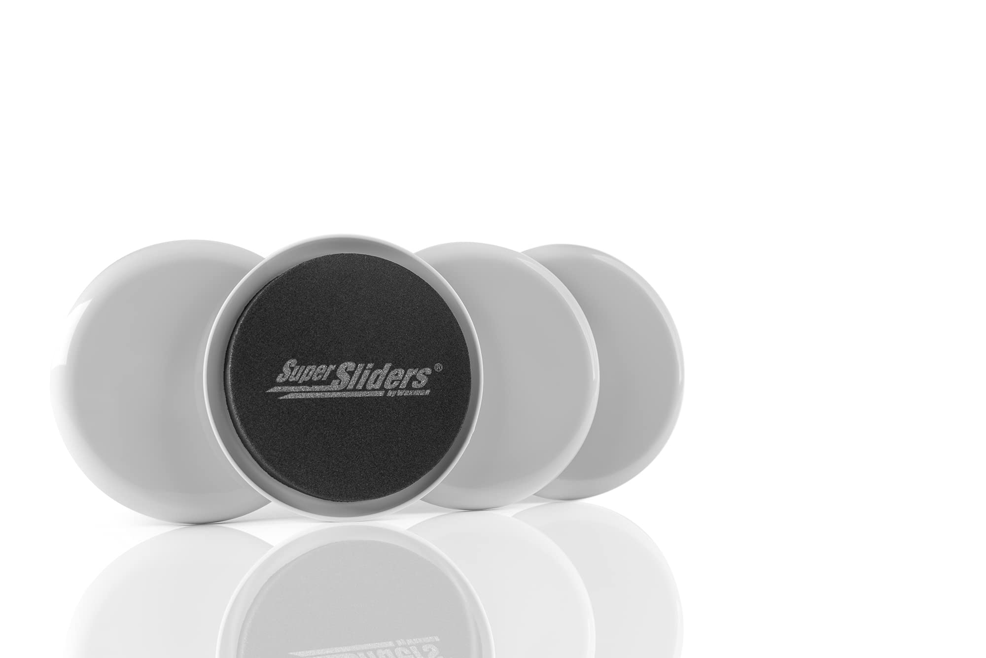 Super Sliders 3 1/2" Round Reusable Furniture Sliders for Carpet ...