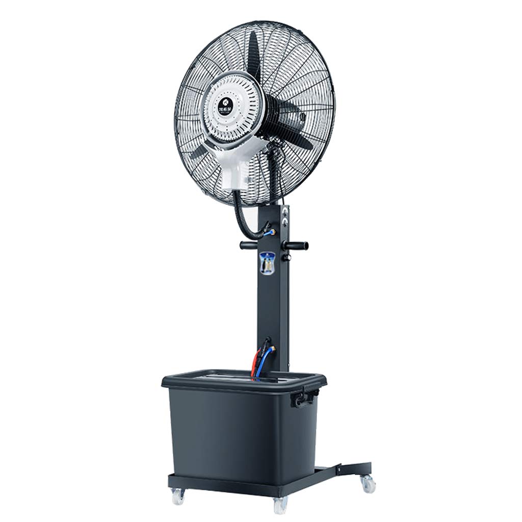 Standing Pedestal Fan Upgraded Dual Duct Sprayer Factory Building Fan ...