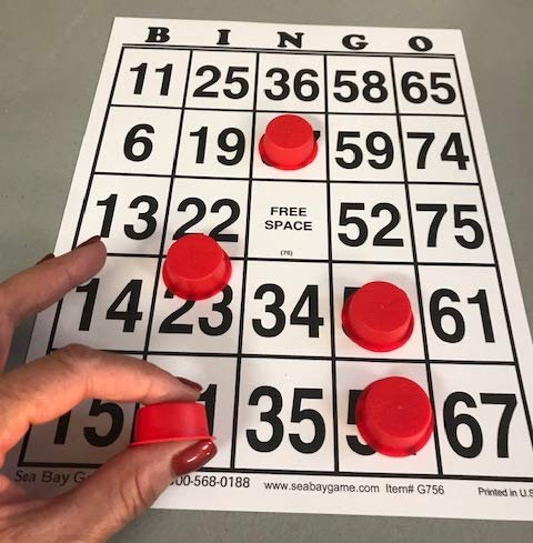 Amazon.com: Easy to Pick Up Bingo Chips : Toys & Games