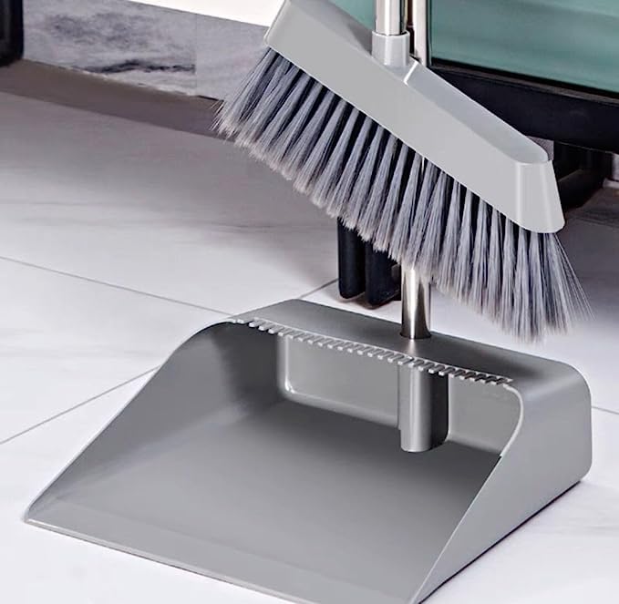 Rudra Enterprise 2 in 1 Combined Sweeper Floor Broom Dustpan Set with ...