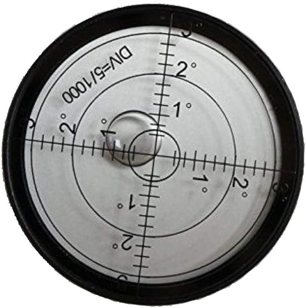 Driak 60mm/2.36" Bullseye Level Aluminium Case Round Bubble Level ...
