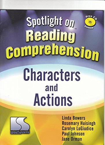 Spotlight on Reading Comprehension Characters and: Amazon.co.uk ...