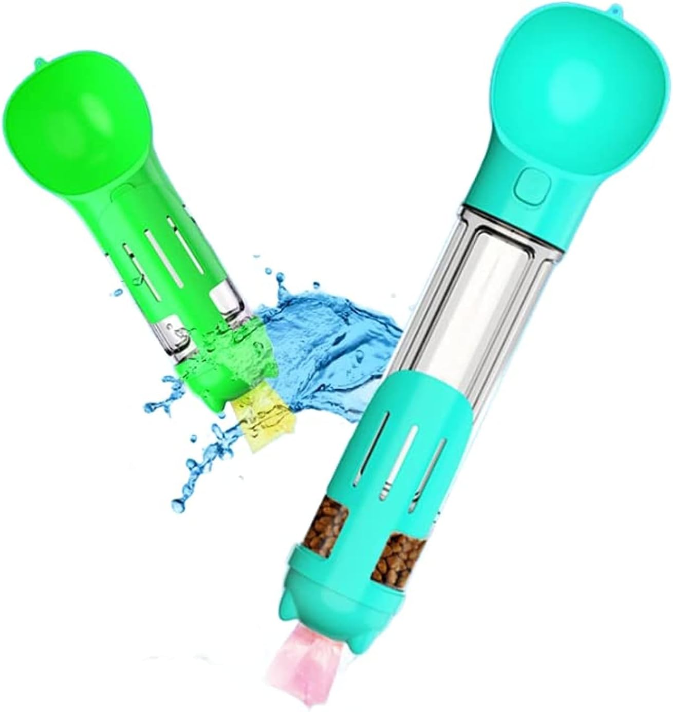 Animal Water Bottle Portable Pet Water Bottle 4 in 1 portable in ...