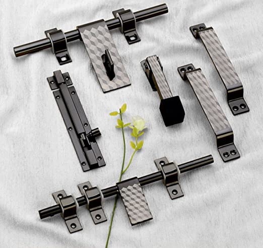 DISS Stainless Steel Heavy Single Door Fitting Accessories Full Set/Kit ...