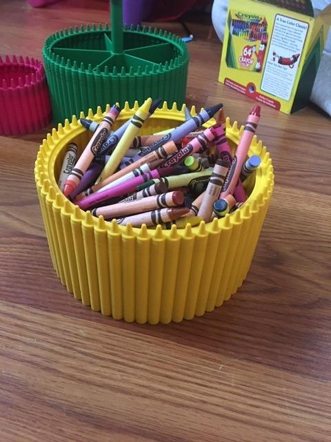 Amazon.com: Crayola Round Storage Box - Creative Kids Art Storage ...