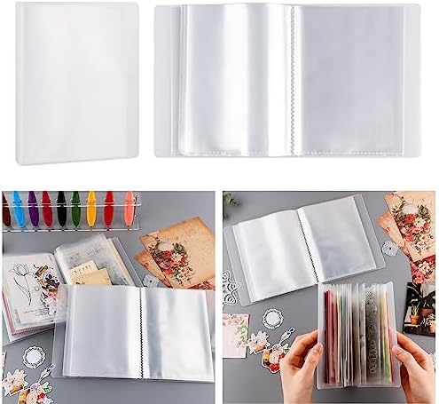 Amazon.com: Briartw 2 Pieces A6 mini Album Storage-Clear Sticker Photo ...