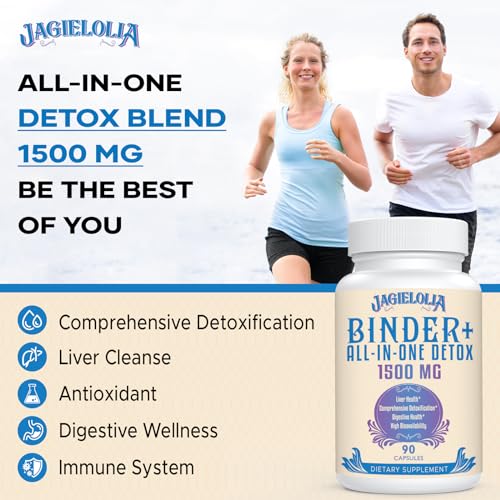 Jagielolia All-in-One Detox Binder Supplement 1500 MG - High ...
