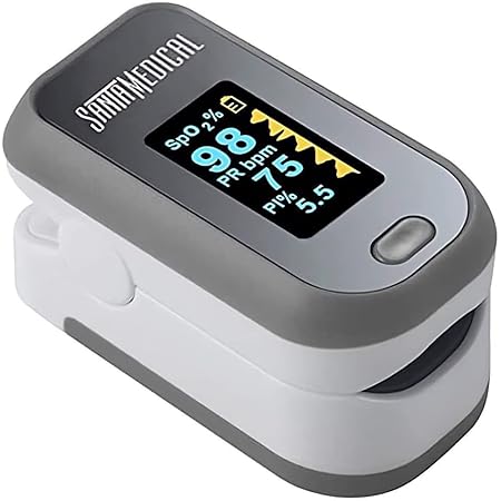 Amazon.com: Fingertip Pulse Oximeter, Blood Oxygen Saturation Monitor ...