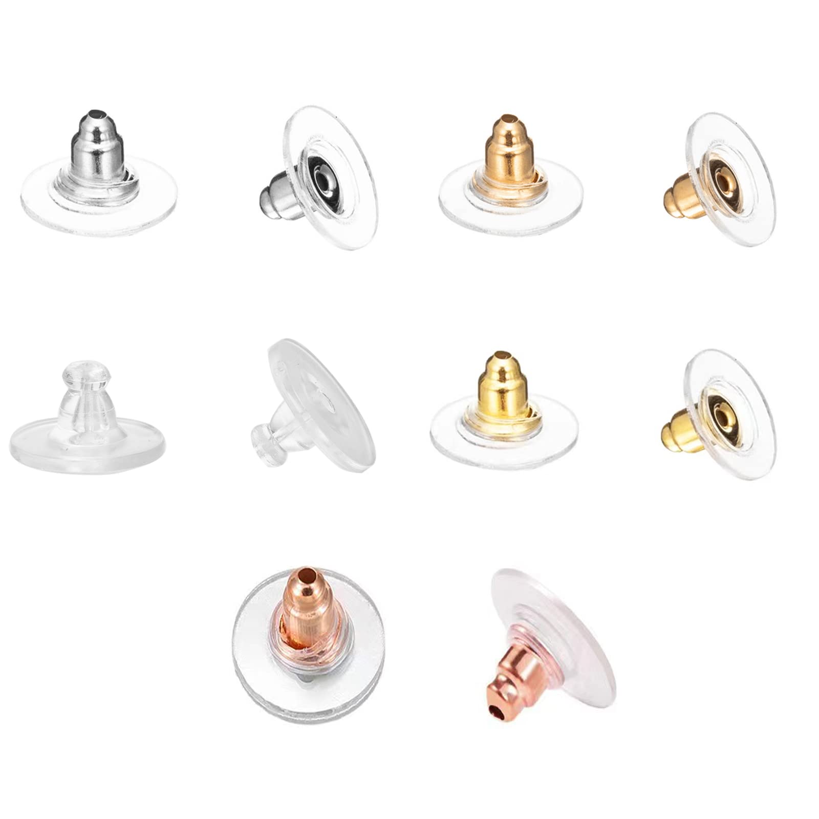 Amazon.com: Earring Backs,Earring Backs for Studs/Droopy Ears,250PCS ...