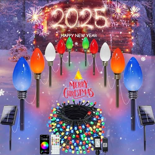 BHCLIGHT Smart DIY Color Changing Christmas Lights with Remote & APP ...