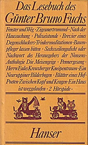 Das Lesebuch des Günter Bruno Fuchs : FUCHS, Günter Bruno: Amazon.de ...