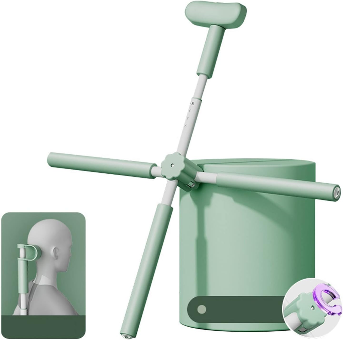 Amazon.com: Dfomp Posture Pole - Yoga Sticks Stretching Tool Back ...