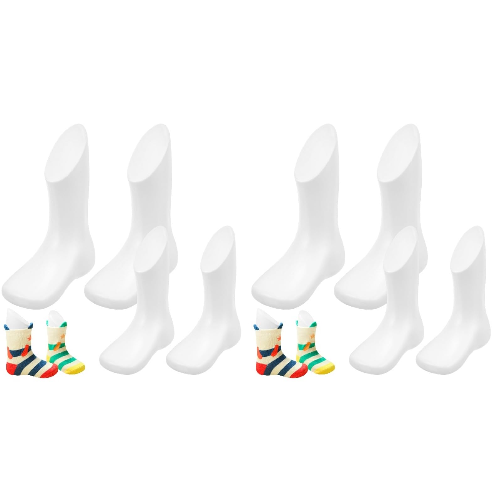 Amazon.com: Healeved 8PCS Feet Mannequin for Socks Baby Foot Mannequin ...